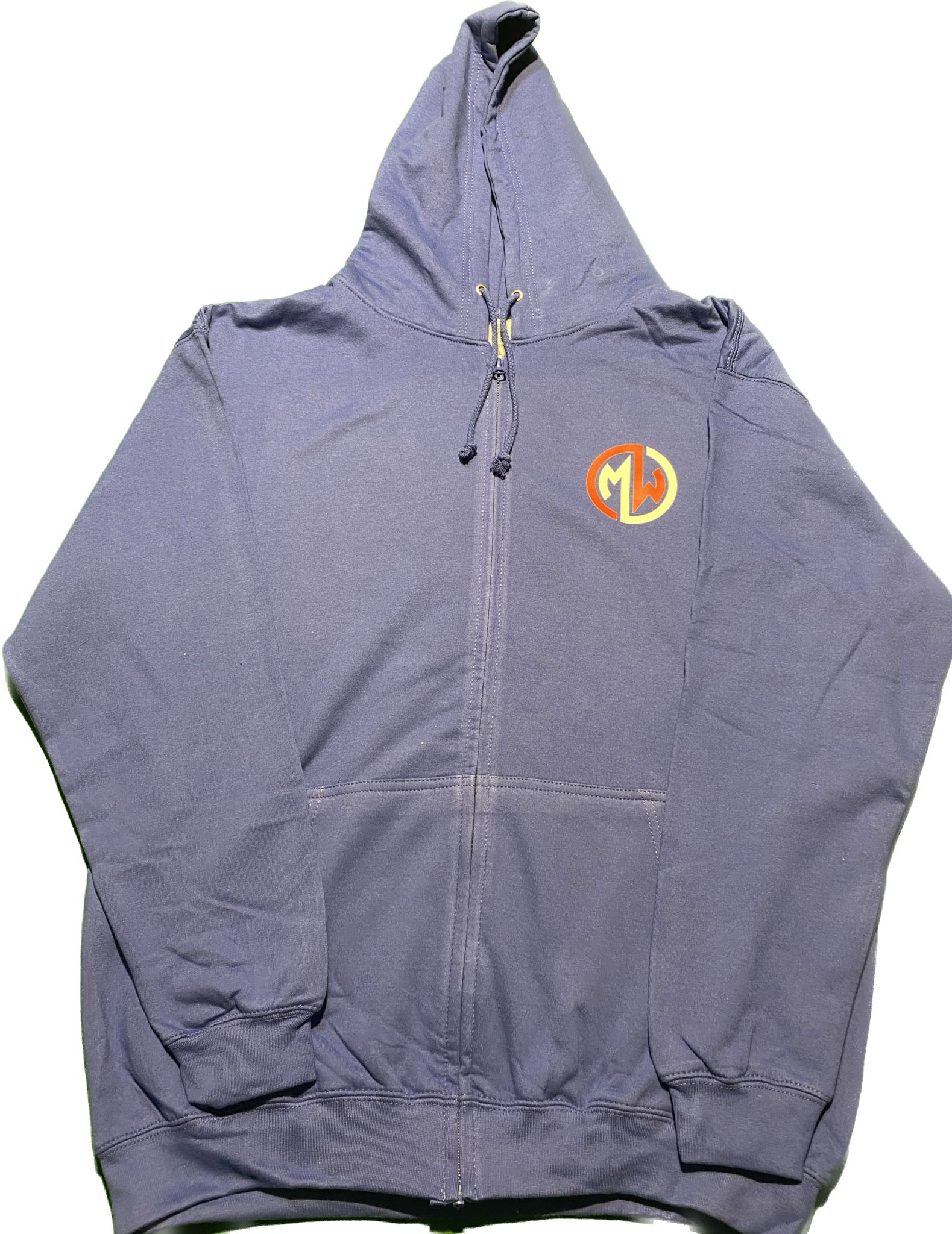 Mark Williams Snooker Zipped Hoodie Blue | markwilliamssnooker.com